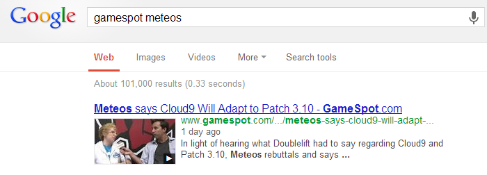 Why the C9 Meteos GameSpot video about his reaction to what Doublelift said about C9 and Patch 3 ...