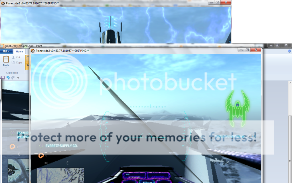 Huge graphical tearing | PlanetSide 2 Forums